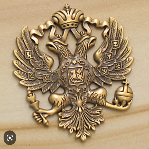 Imperial Russian | Accents | Antique 89s1900s Imperial Brass Copper ...